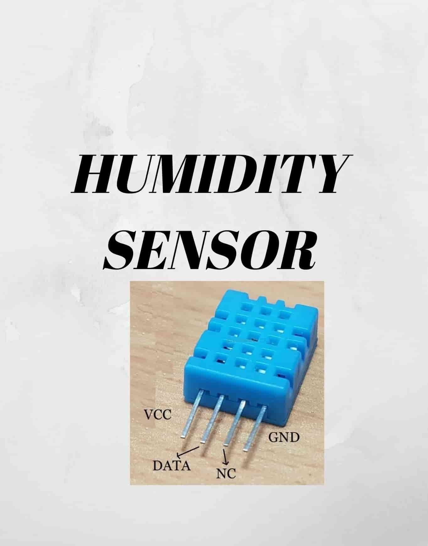 What Is Humidity Sensor Its Working And Applications MyTechCode